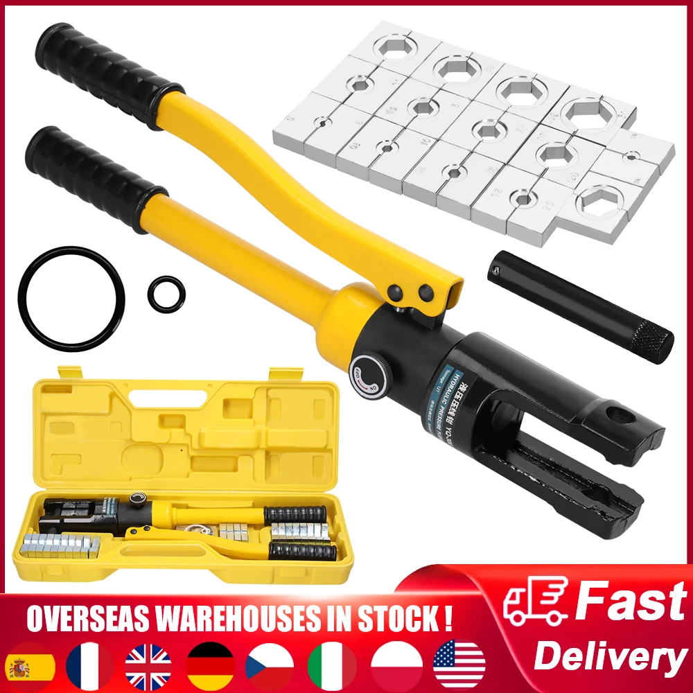 12T-Hydraulic-Crimping-Plier-with-Dies-Manual-Hydraulic-Hose-Crimping ...