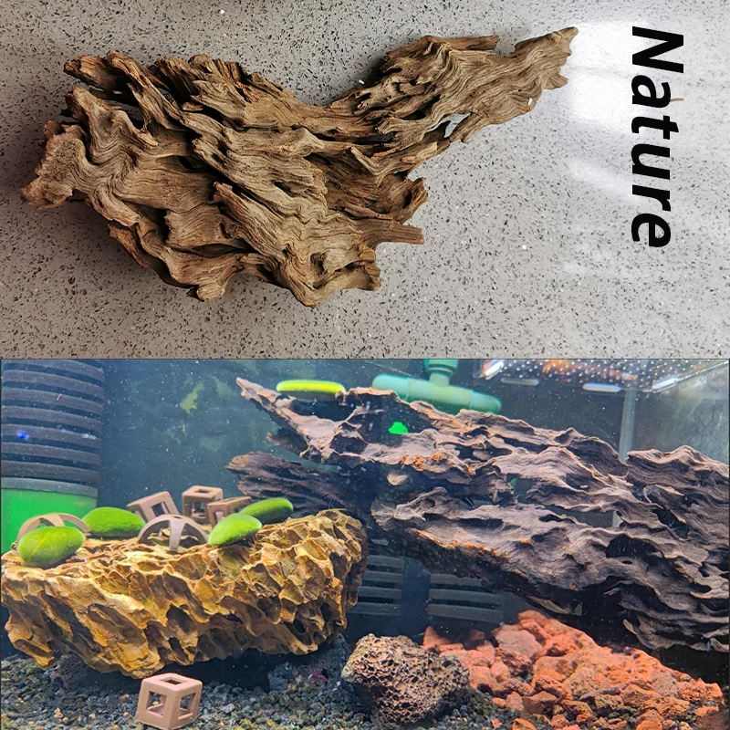 Fish-Tank-Shrimp-wood-Driftwood-Wooden-Ornaments-Tree-Trunk-Wood-Fish ...