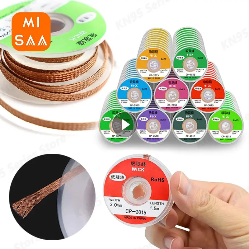 1-3-5mm-Desoldering-Mesh-Braid-Tape-Copper-Welding-Point-Solder-Remover ...