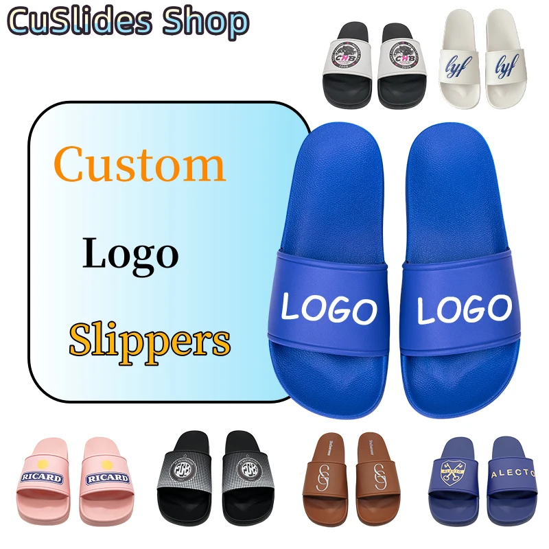 Custom-Brand-Wholesale-Slipper-Custom-Logo-Low-MOQ-Unisex-PVC-Slipper ...