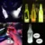 5/1pcs Luminous Bottle Stickers Lights 6cm LED Coaster Lamps for Xmas ...