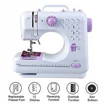 Portable Sewing Machine Mini Electric Household Crafting Mending ...