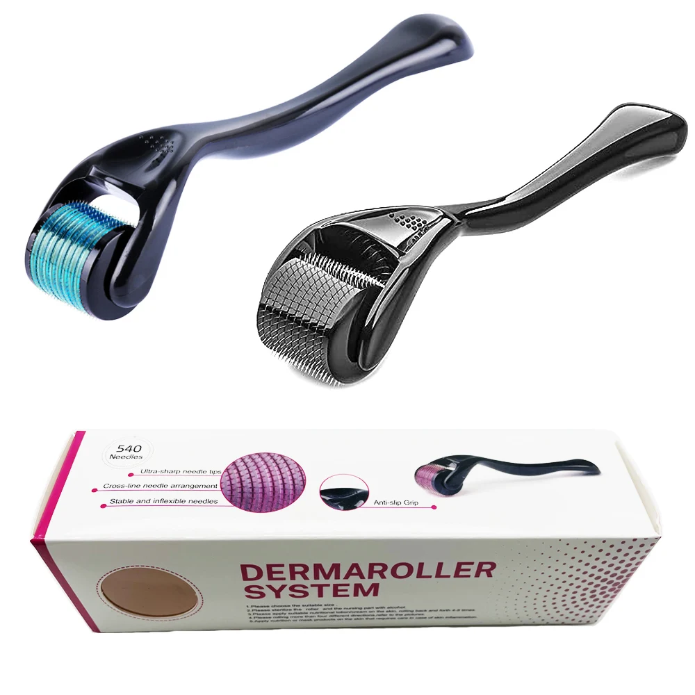 Titanium-Alloy-540-Derma-Roller-Micro-Needles-Length-Dermoroller ...