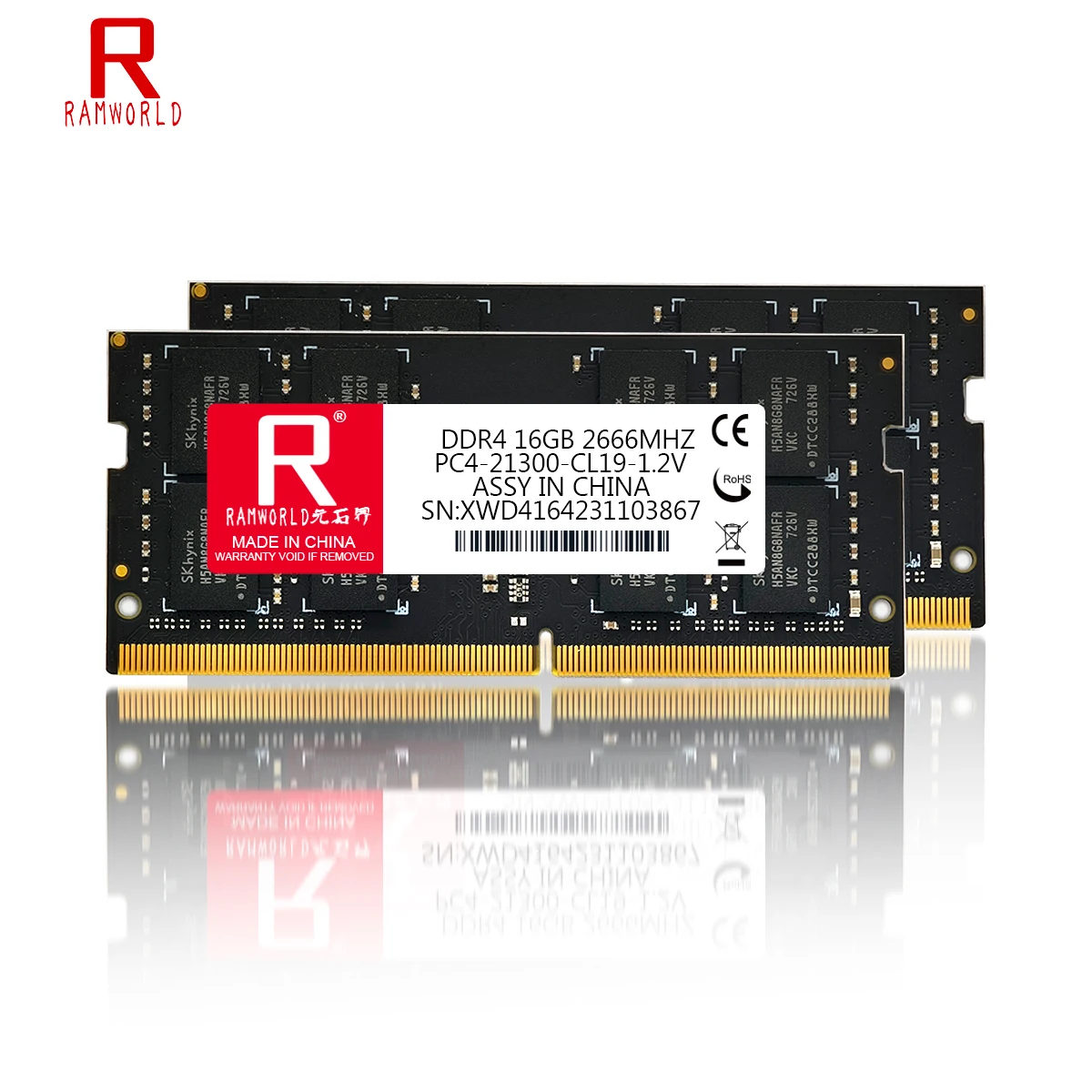 RAMWORLD-M-moire-pour-ordinateur-portable-DDR4-16-Go-8-Go-4-Go-2133MHz ...