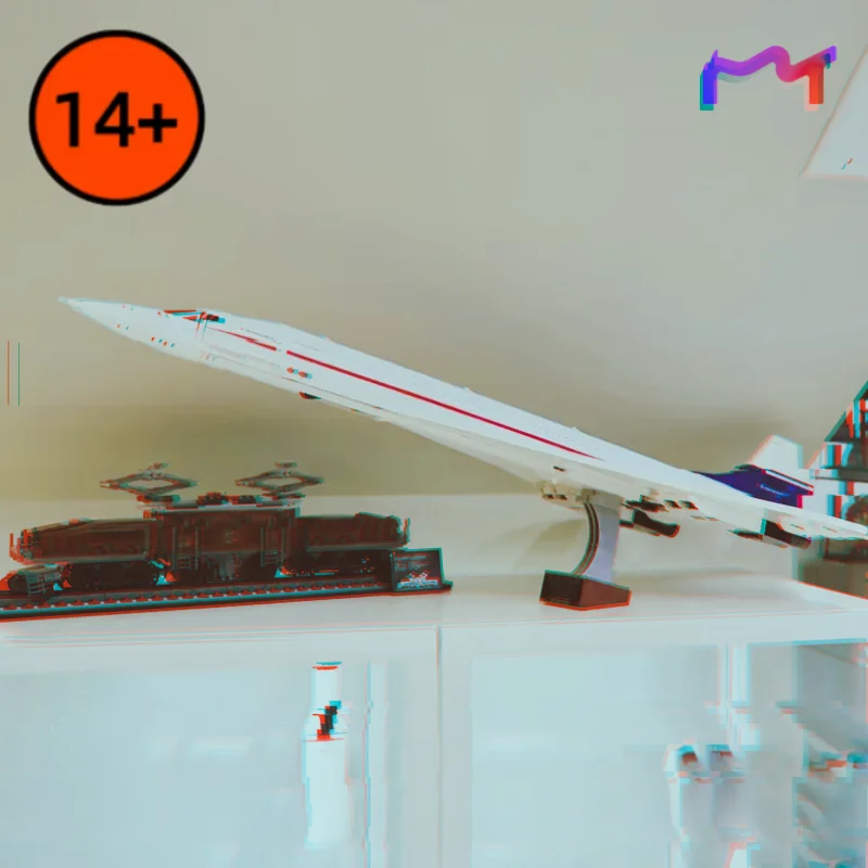 Airbus Concorde Building Blocks Supersonic Airliner Space Shuttle 10318 ...