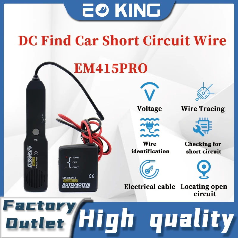 EM415PRO Automotive Short Cable Tracker & Open Wire Finder Universal ...