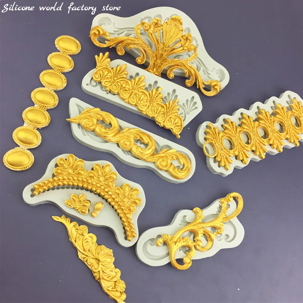 Silicone-World-DIY-Baking-Fondant-Silicone-Mold-Handmade-Sugar-Flipping ...