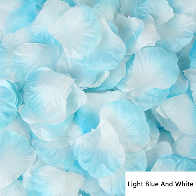 Lite Blue Flower Petals