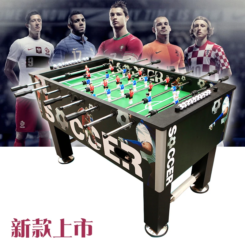Football-table-adult-indoor-desktop-Foosball-Game-Table-8-pole-table ...