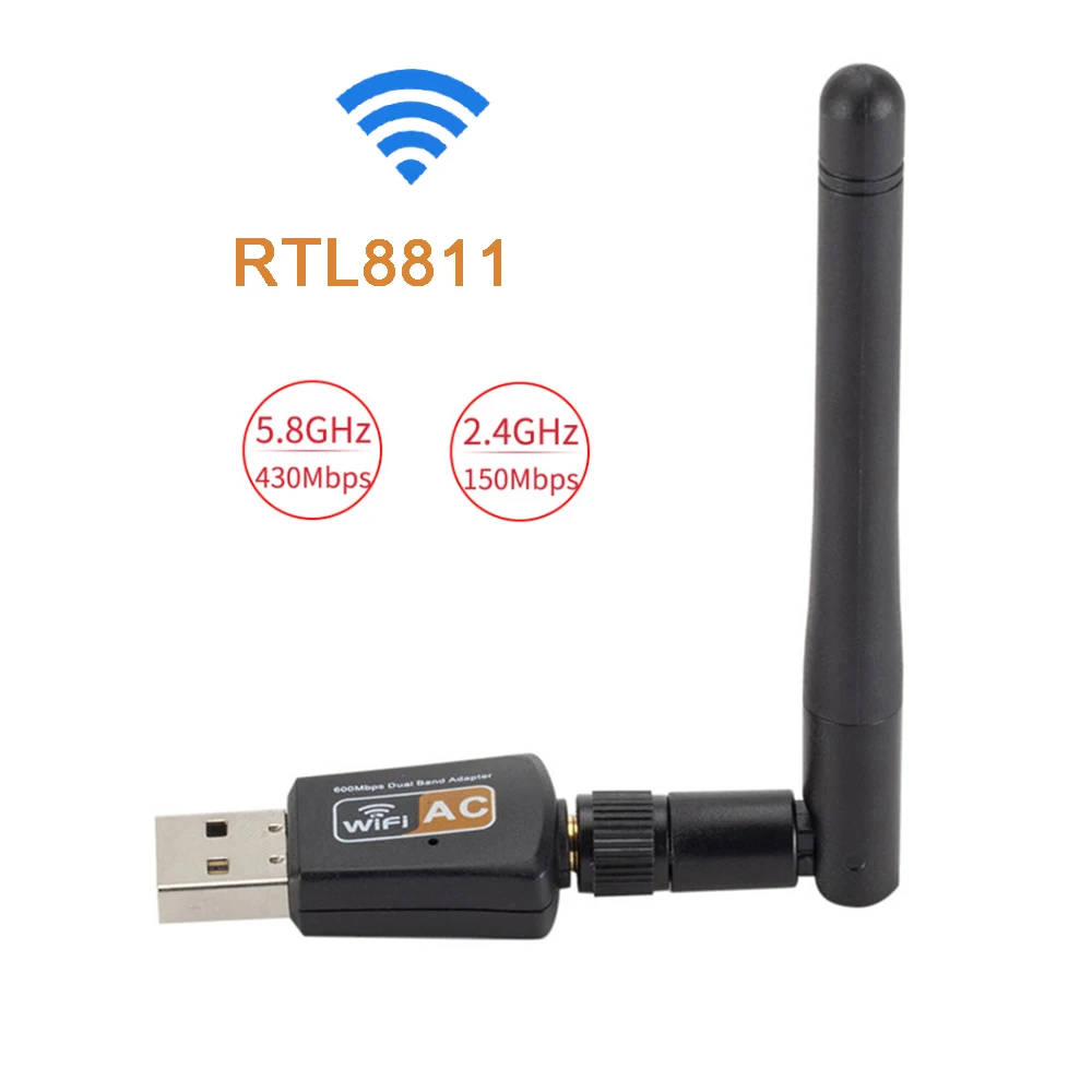 802-11AC-Dual-Band-600Mbps-Wireless-USB-Wifi-Adapter-Dongle-For-Windows ...