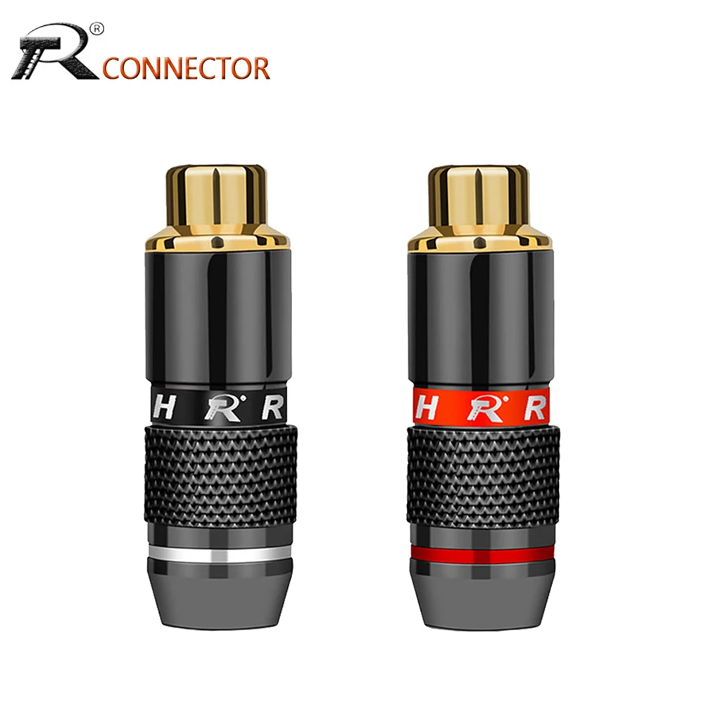 1pair/2pcs High Quality RCA Connector RCA Plug Jack Socket Audio ...