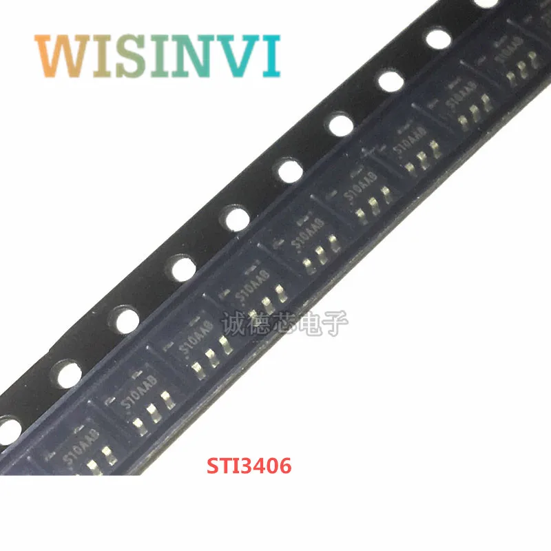 50PCS/lot STI3406 S10 STI3407 S11 STI3410 S12 STI3408B S10B STI3411A S15 SOT23-5 DC-DC chip ...
