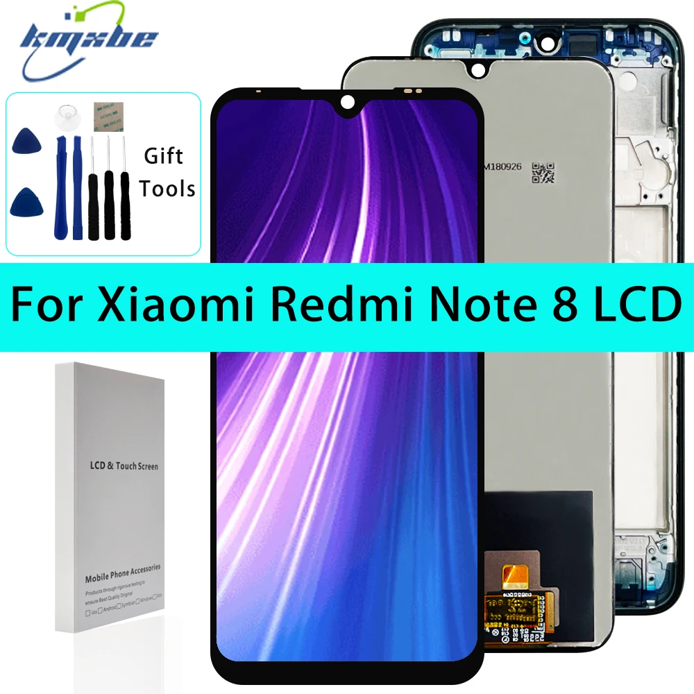 6.3" Original LCD For Xiaomi Redmi Note 8 M1908C3JH M1908C3JG Display ...