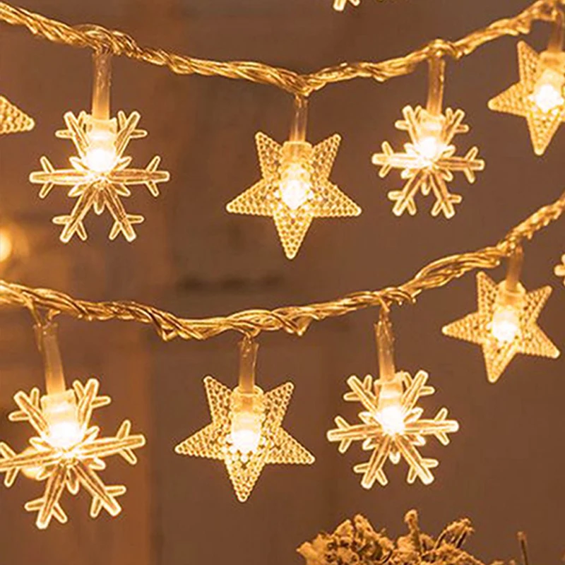 Christmas-LED-Lighting-1-5-3m-Led-String-Lights-With-Snowflake-Elk ...