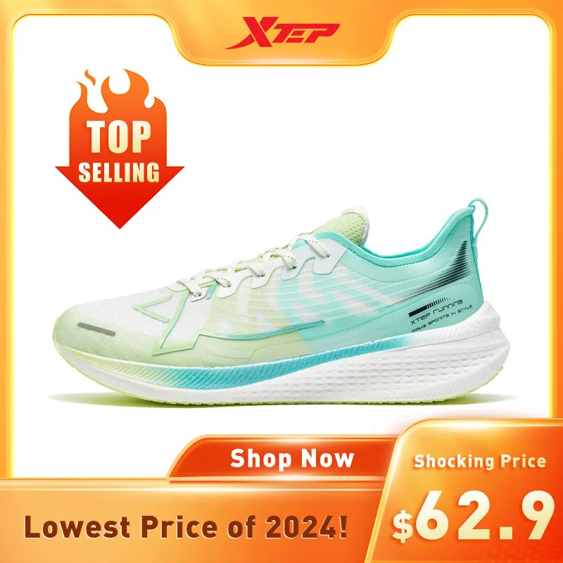 Xtep 2000KM Running Shoes Men Shock Absorption TPU Support Professional ...