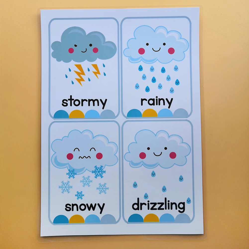 Snowy Flash Card