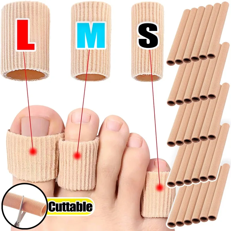 Gel-Toe-Cover-Elastic-Fibre-Finger-Protective-Tube-Toe-Protection-Pipe ...