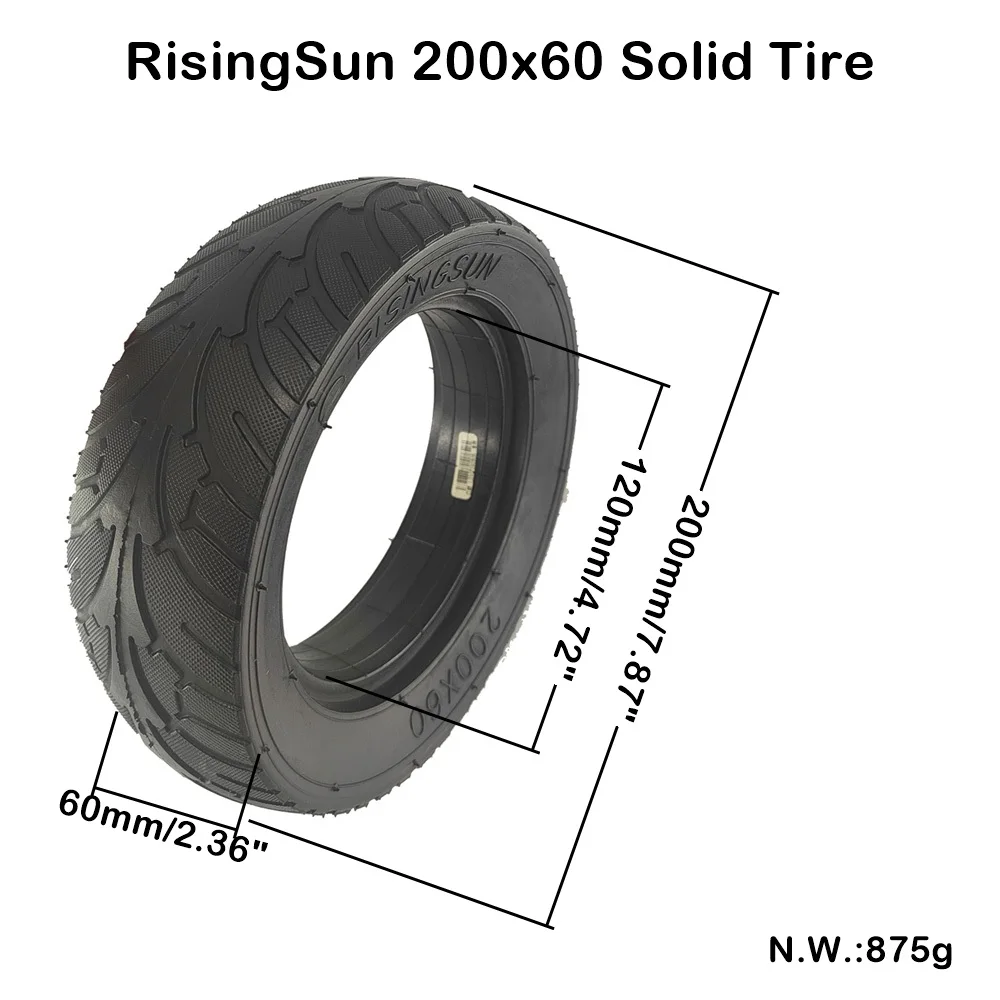 Neum-tico-s-lido-para-patinete-el-ctrico-pieza-de-200x60-para-Dualtron ...