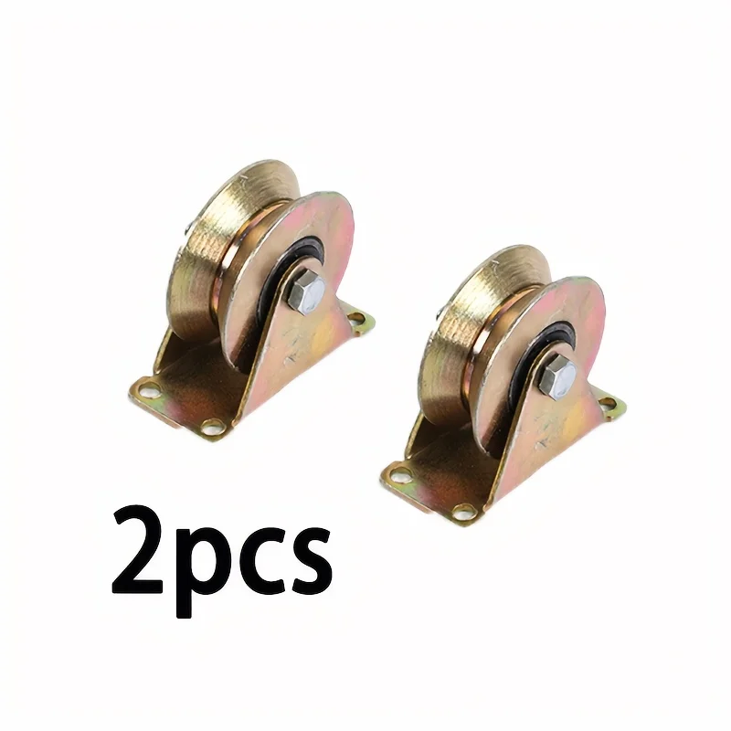 2Pcs V-Shaped Rail Pulley Grooved Roller For Sliding Door 32mm V-Shaped ...