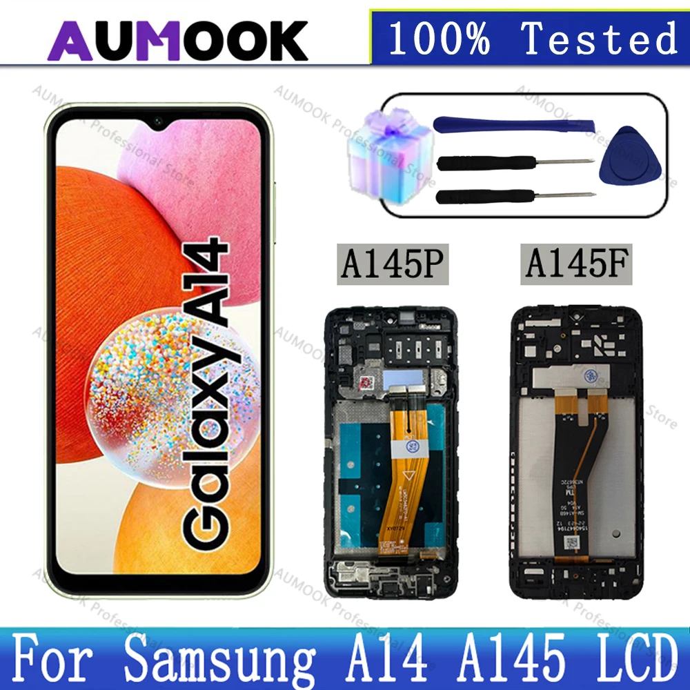 100% New LCD For Samsung Galaxy A14 LTE LCD Display Touch Screen ...