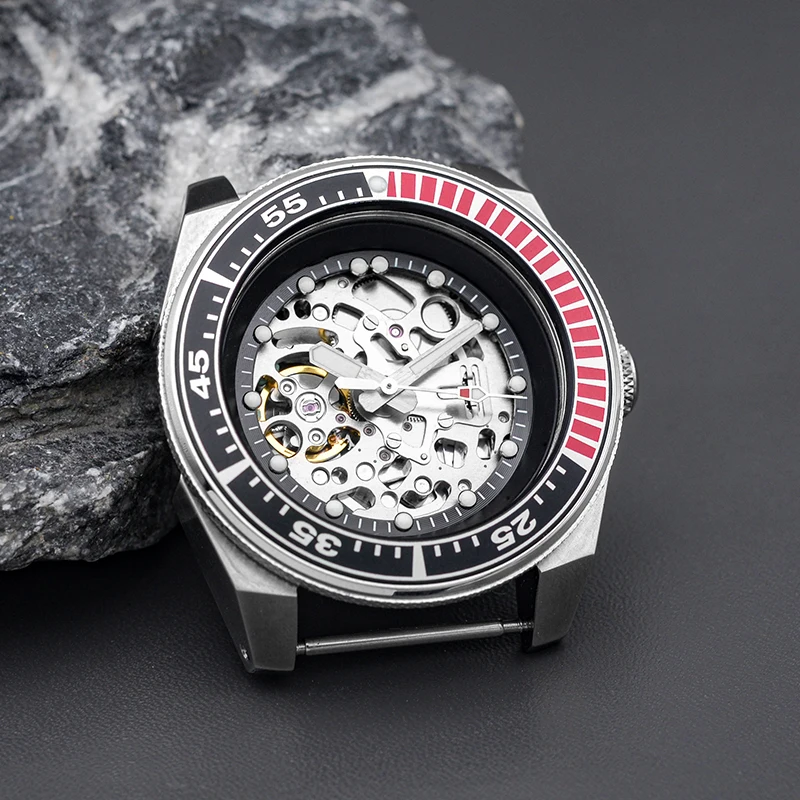 Samurai Black Design NH70 Movement C3 Luminous Stainless Steel Case ...