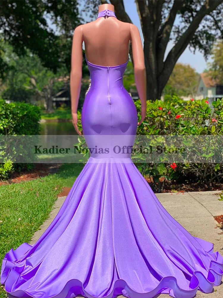 Purple Mermaid Prom Dresses 2022