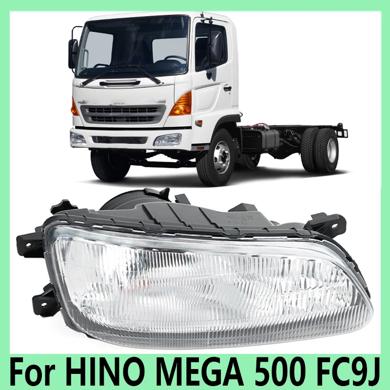 For HINO MEGA 500 FC9J Auto Parts Left Ruler Front Bumper Headlight ...