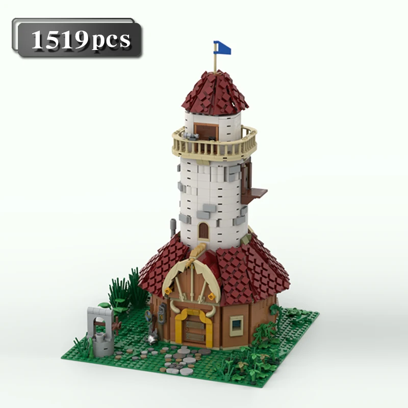 medieval village viking house blocks viking tower building blocks ...