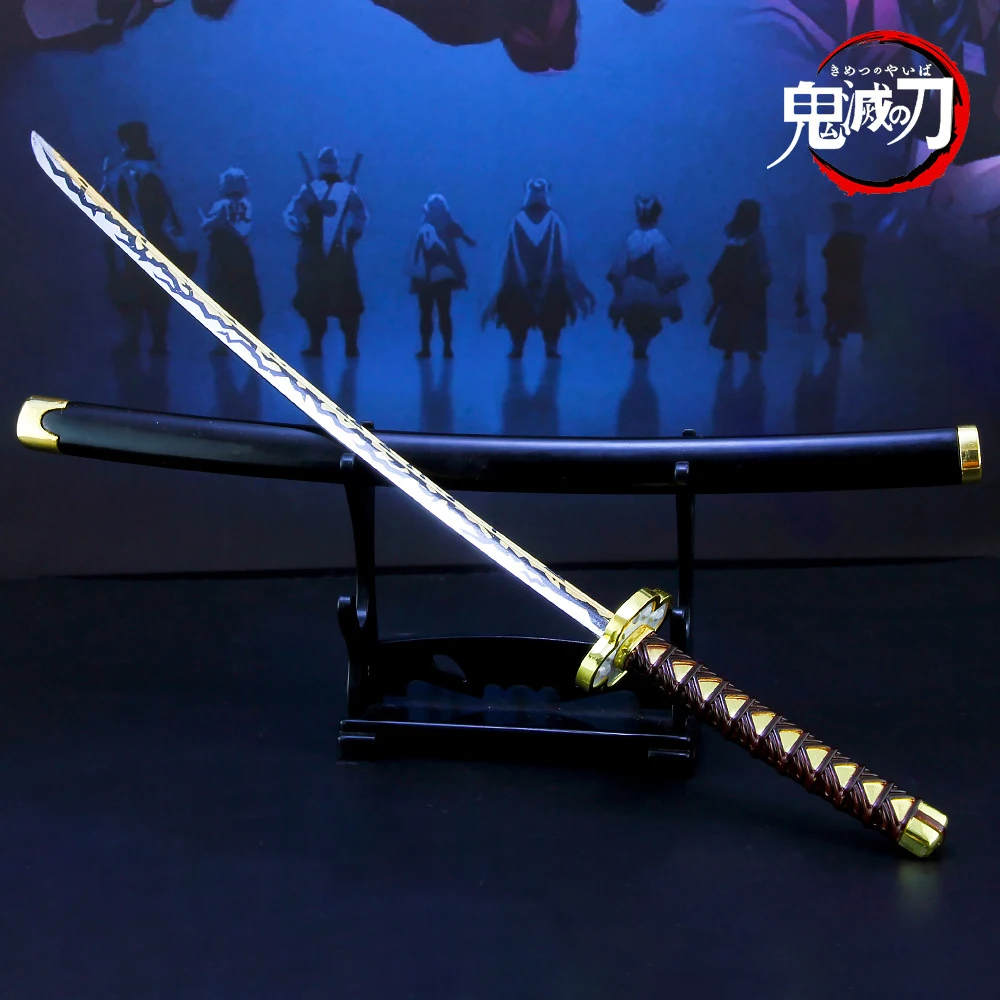 Demon Slayer Anime Weapon Sword Model Kaigaku nikirin Blade Model ...