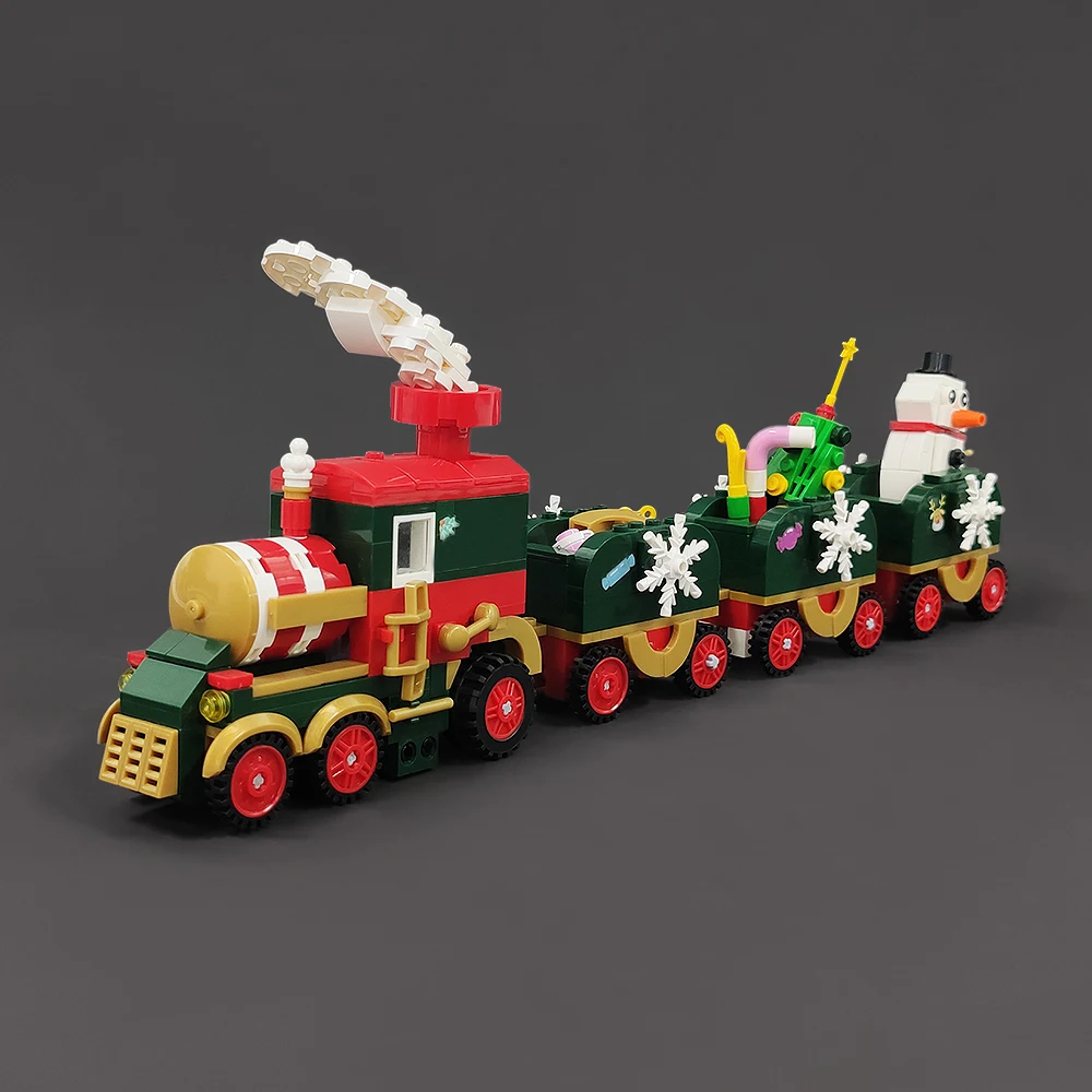 DK712-Creative-Expert-Ideas-Christmas-Train-Santa-s-Gifts-Elk-with ...