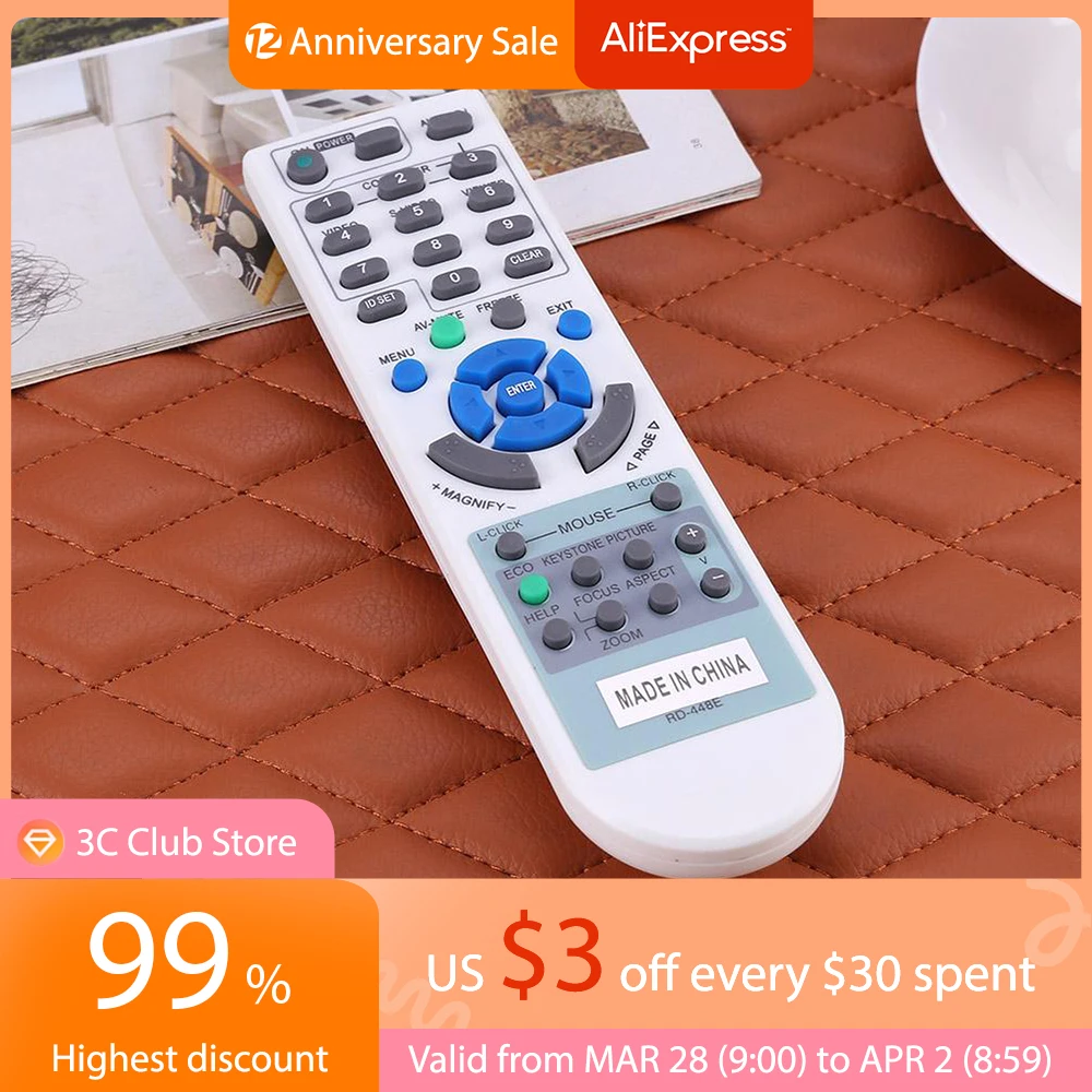 Remote-Controller-for-NEC-Projector-RD-448E-V260X-V300X-V260-RD-443E ...