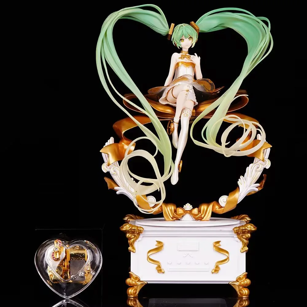 30cm Hatsune Miku 5th Anniversary Symphony Phonograph Vocaloid Miku Pvc ...