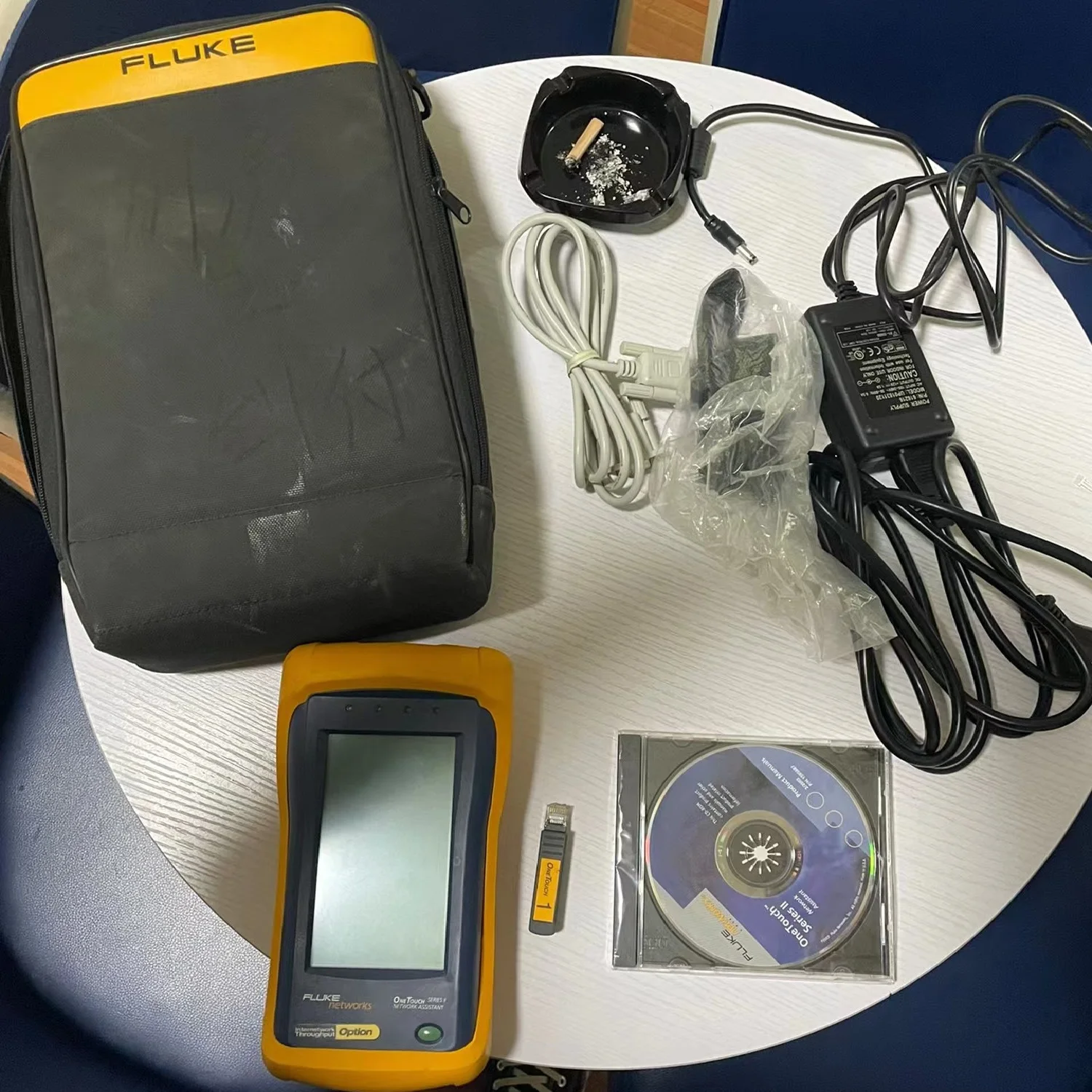 FLUKE OneTouch II(1TS2PRO I) 링크 테스터, 네트워크 고장 원터치 테스터, 90% 신제품|temperature recorder|temperature ...