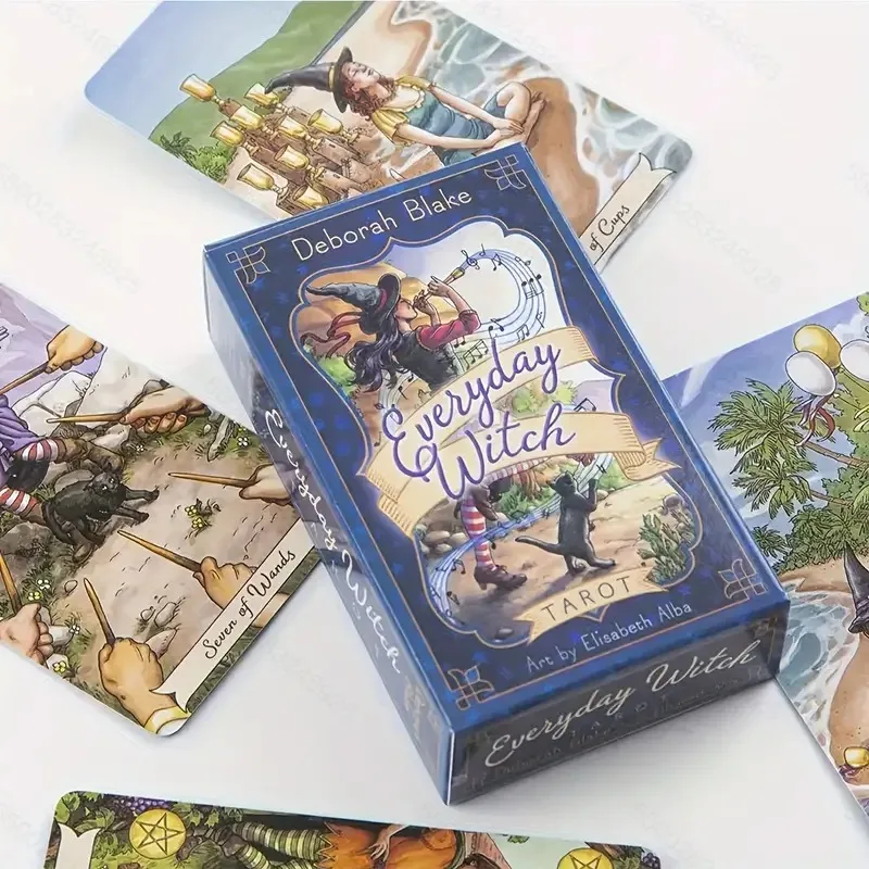 1-Box-Everyday-Witch-Tarot-Deck-with-Guidebook-78-Card-Set-Witchcraft ...