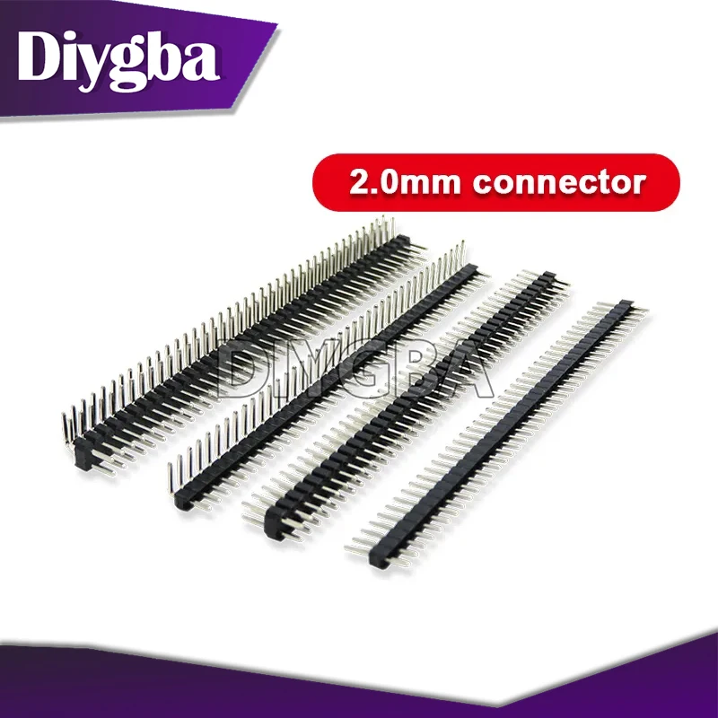 10PCS-40-Pin-Breakable-Pin-Header-Connector-1x40-2x40-Single-Double-Row ...