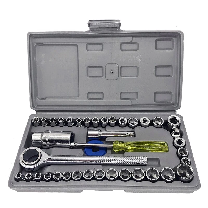 40PCS-Wrench-Sockets-Set-Are-Suitable-For-Manual-Disassembly-And ...