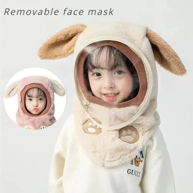 Children-s-Hats-Autumn-Winter-Windproof-Hats-masks-for-Kids-Ear ...