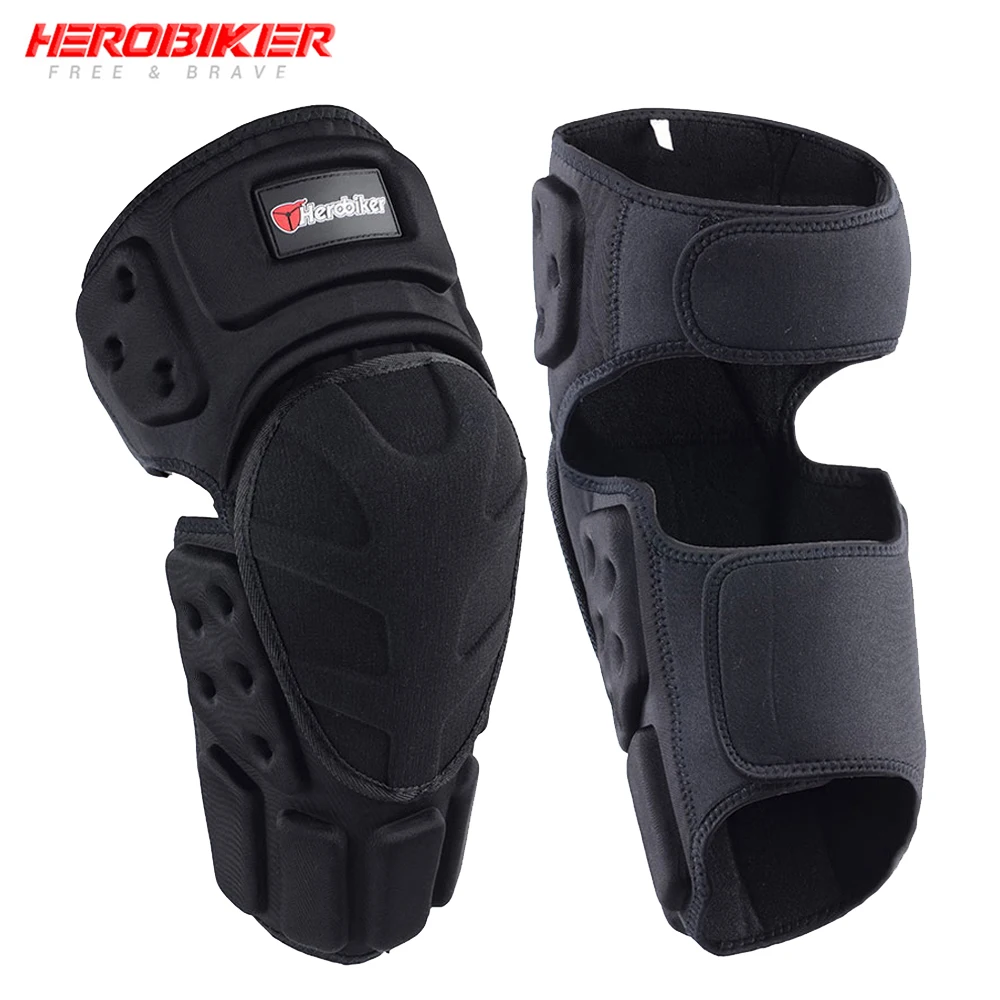 HEROBIKER Motorcycle Knee Pads Motocross Knee Protector Guard Moto Knee ...