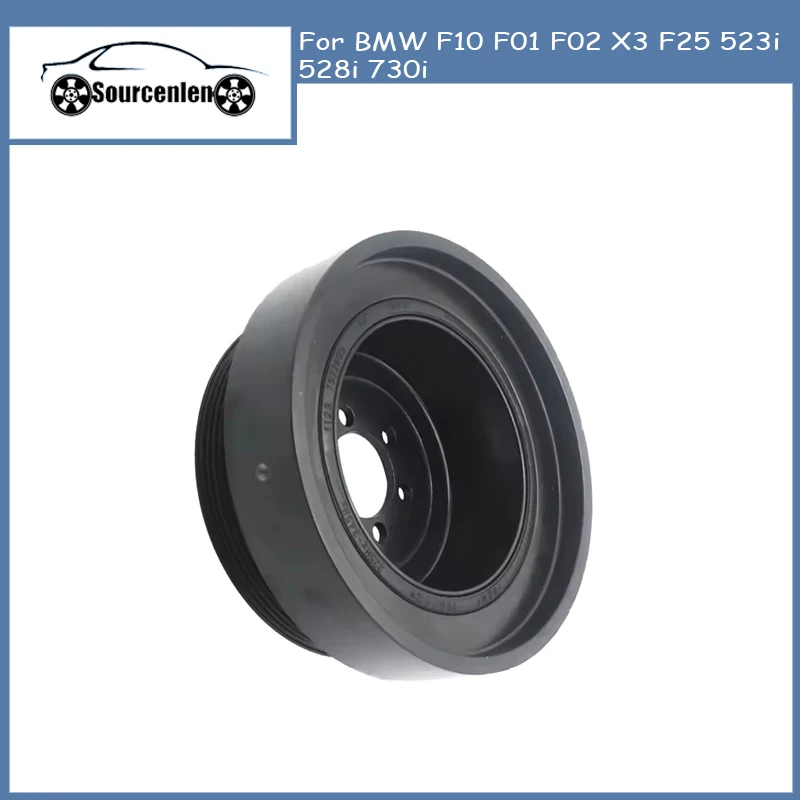 OEM 11237577663 Car Engine Tensioner Crankshaft Pulley For BMW F10 F01 ...