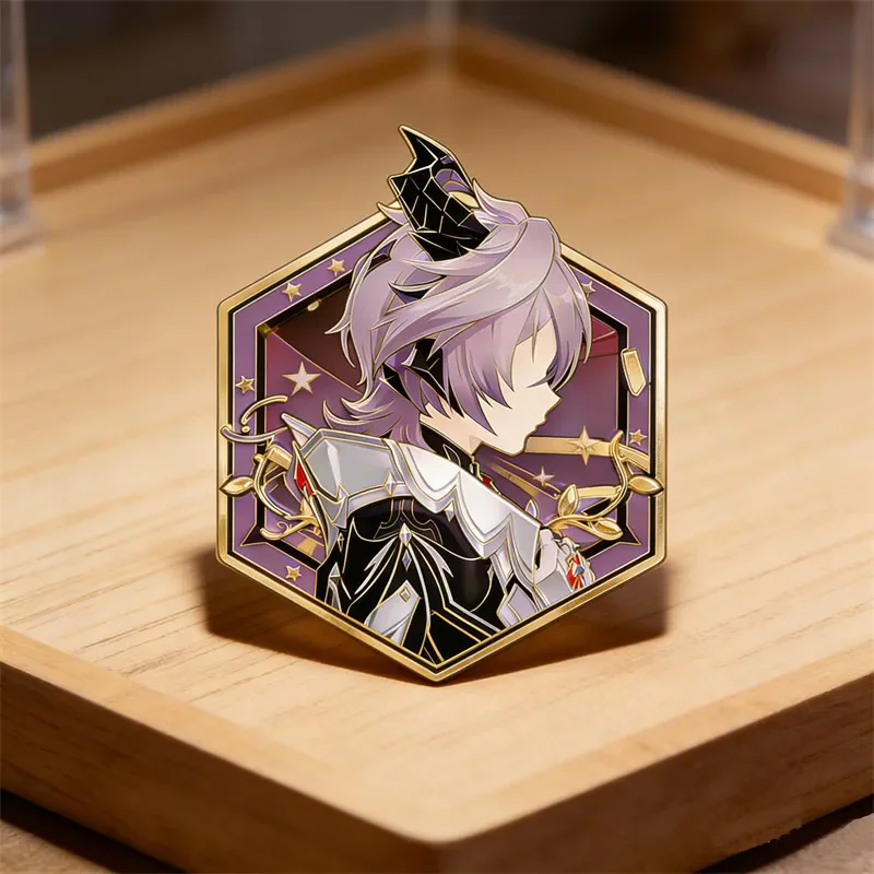 Genshin Impact Durin Anime Cosplay Badge Cute Metal Colorfast Game ...