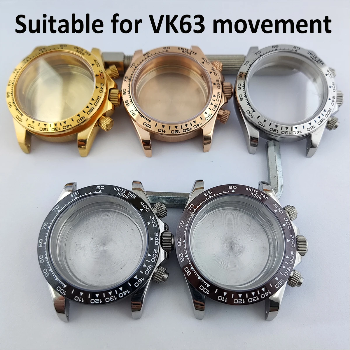 39MM-VK63-Case-case-VK63-movement-men-s-quartz-watch-chronograph ...