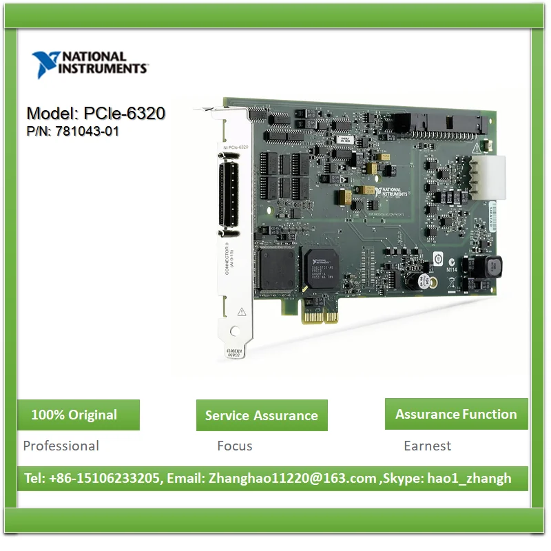 NI PCIe-6320 781043-01 100% New , 95%New all we have