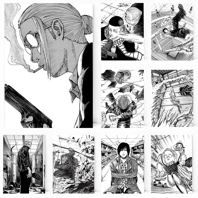 Abstract-Paintings-Japanese-Manga-Comics-Book-Poster-Print-Wall-Art ...