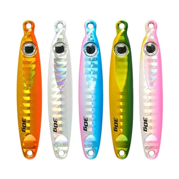 Jiggingpro 10g 15g 25g 30g 40g 60g Tungsten Jig Sea Fishing Long Casting Micro Jigs Metal Jig ...