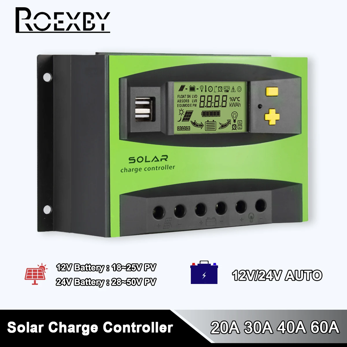 High-Efficiency-LCD-Solar-Charge-Controller-30A-40A-50A-60A-12V-24V ...