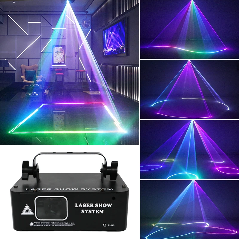 HCWE-DMX-RGB-Laser-Beam-Line-Scanner-Projector-DJ-Disco-Stage-Lighting ...