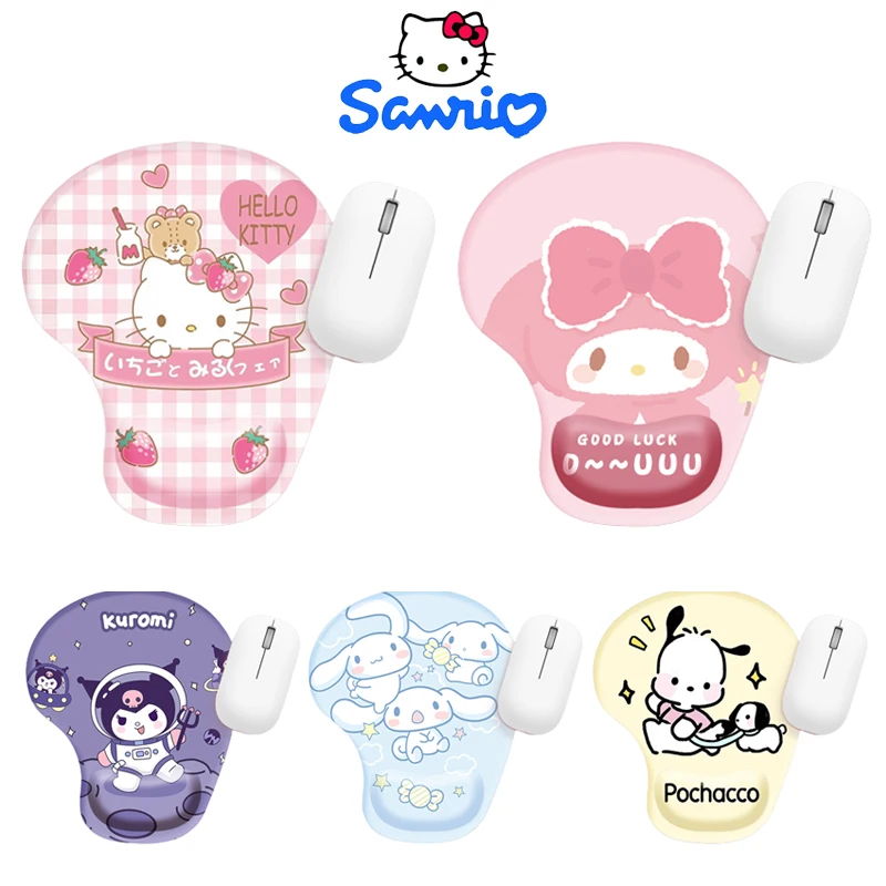 Sanrio Hello Kitty Mouse Pad Wrist Rest Non-Slip Rubber Desk Mat Pad ...