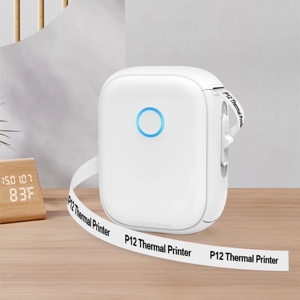 Mini-P12-Label-Printer-Portable-Thermal-Printer-P12-Bluetooth-No-Ink ...