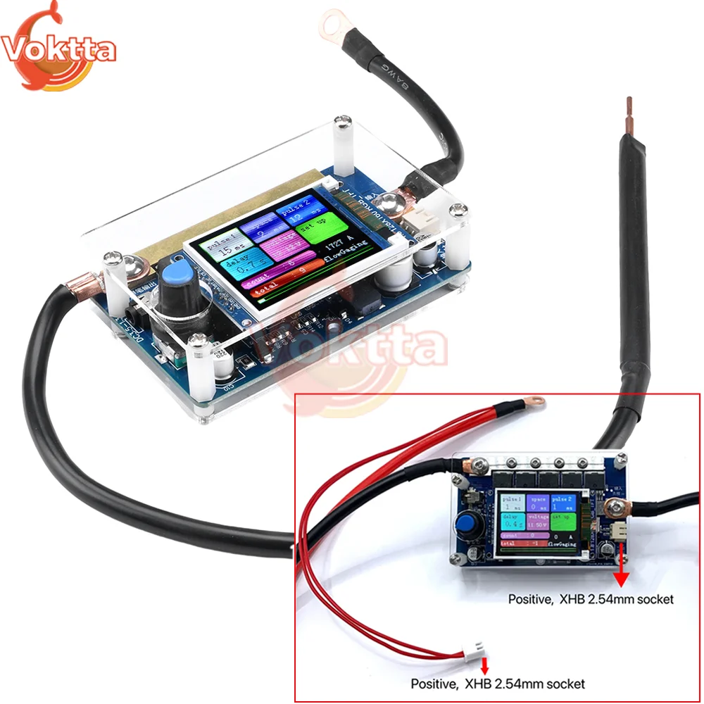 LCD-Display-Spot-Welder-Control-Board-7-14V-Adjustable-Welding-Pulse ...