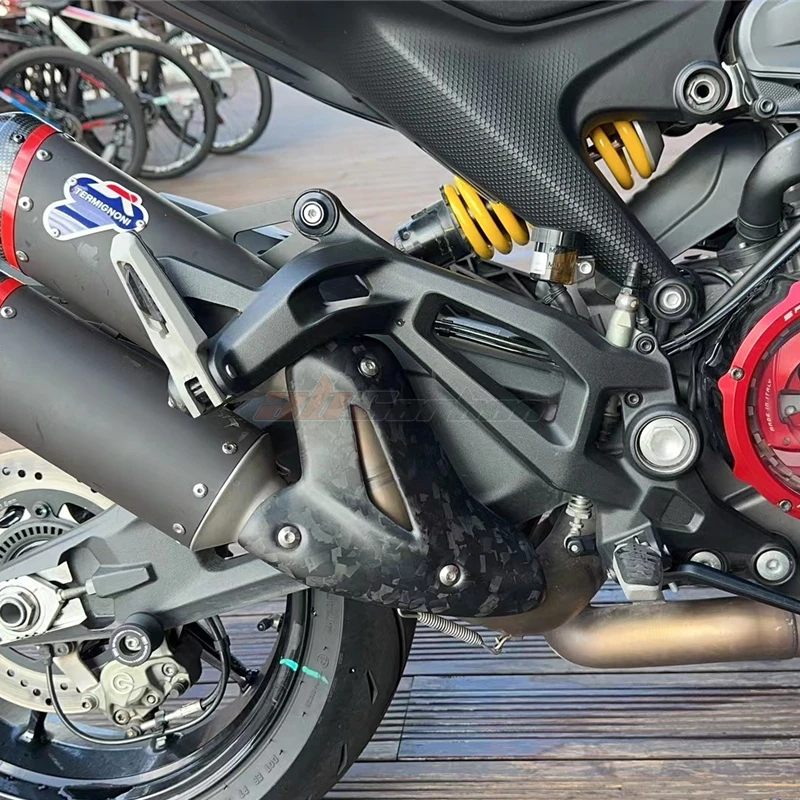 Modified-Temi-Exhaust-Heat-Shield-Dedicated-Fairing-For-Ducati-Monster ...
